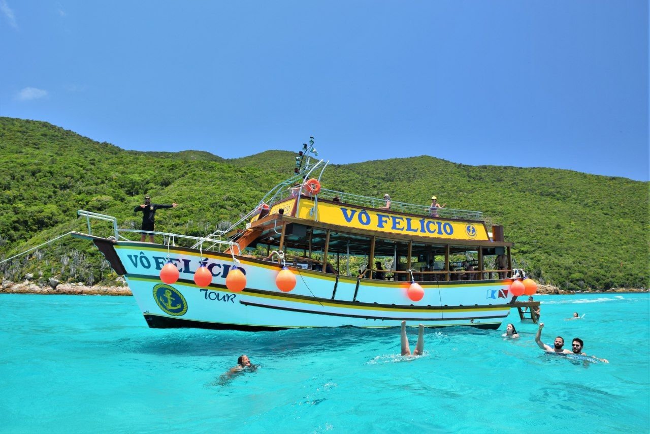 Passeio De Barco Arraial Do Cabo Vô Felício Tour Sistema De Reserva